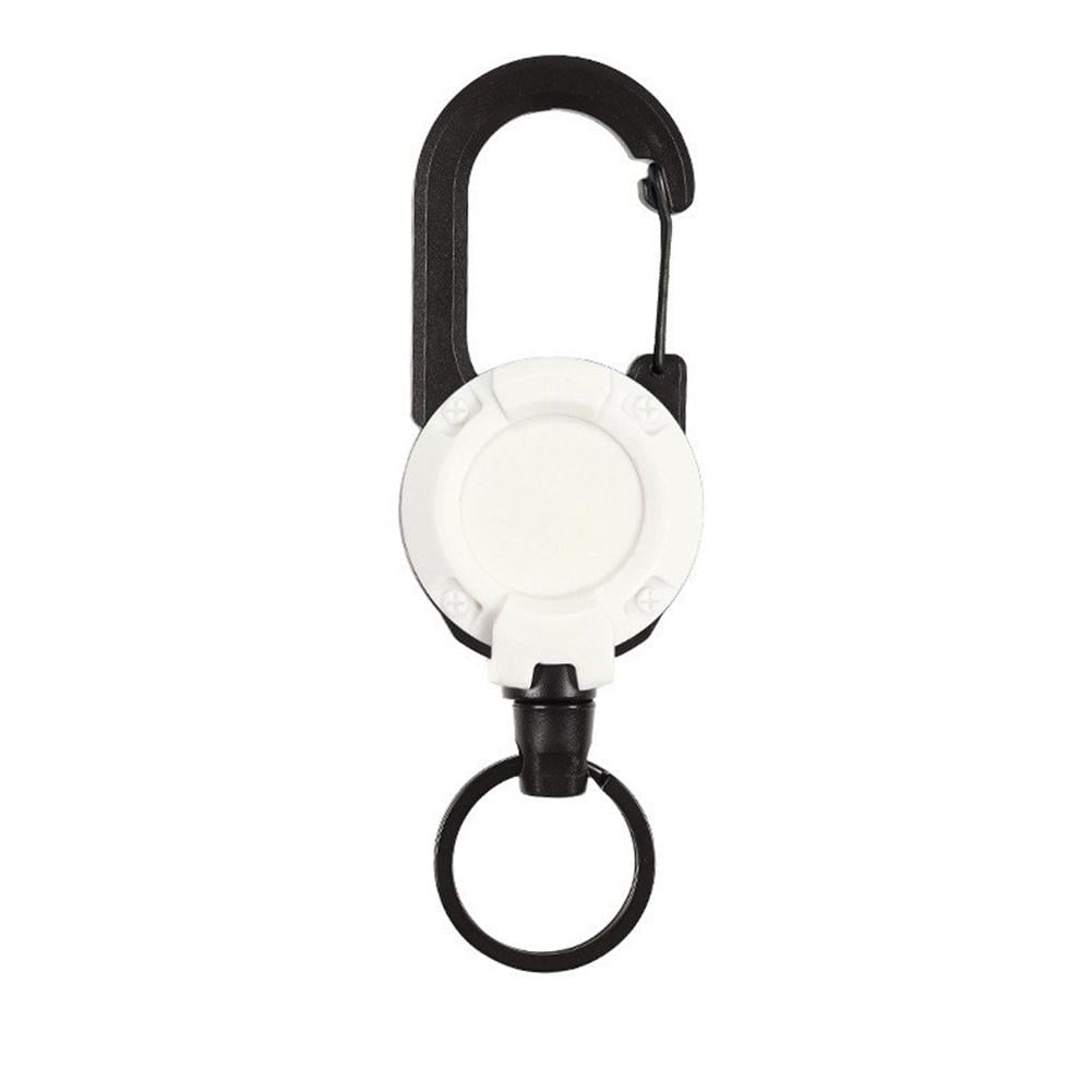 CAIROYAR Llaveros antirrobo Luya con cable retráctil automático para ...