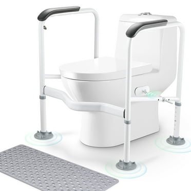 GF Health Lumex Versaframe Toilet Safety Rail, Adjustable Height & Width - Walmart.com