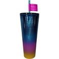 Starbucks Tumbler Tim Singleton Rainbow Grid Gradient Ombre - Venti ...