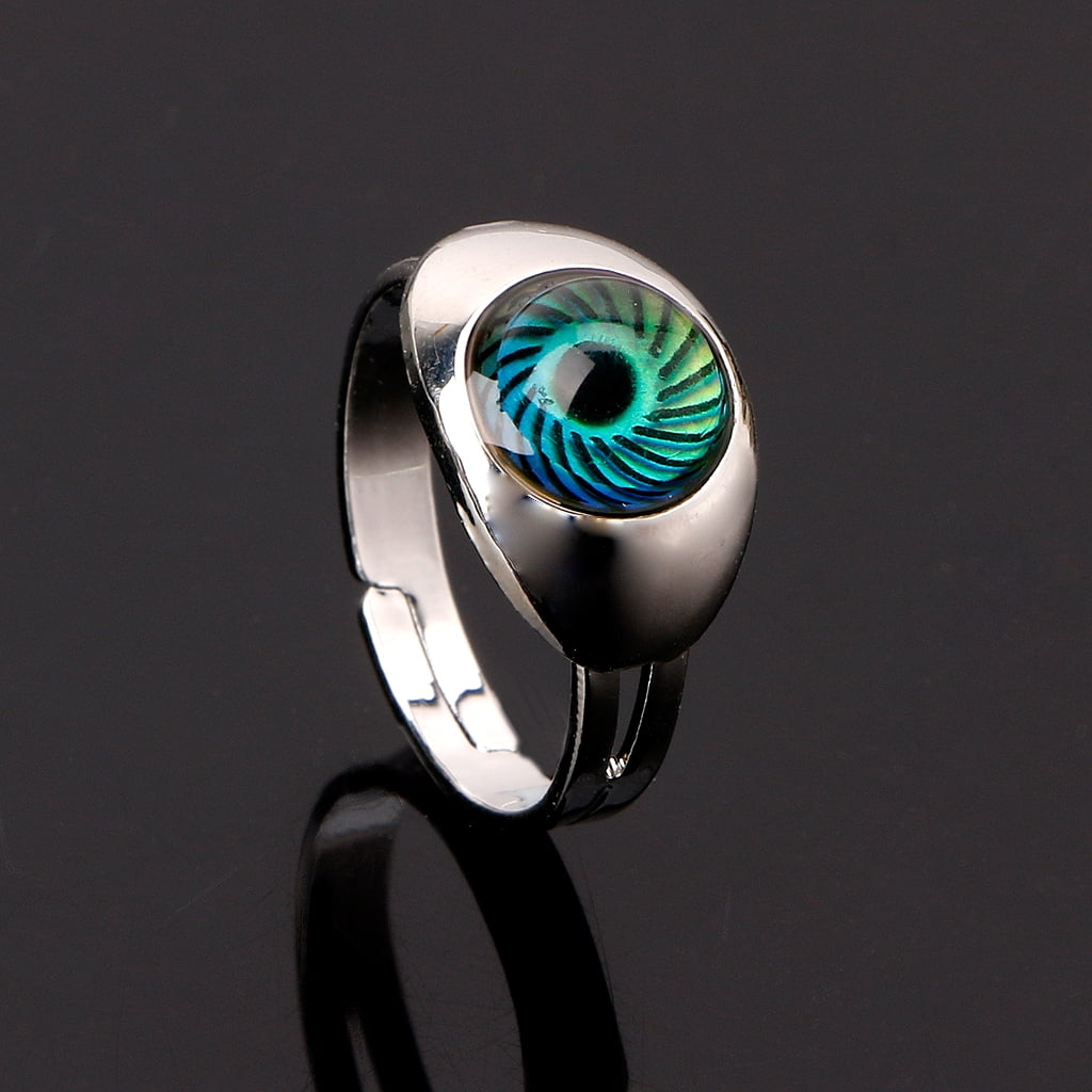 ESTONE Magic Eye Shape Color Change Mood Ring Emotion Feeling ...