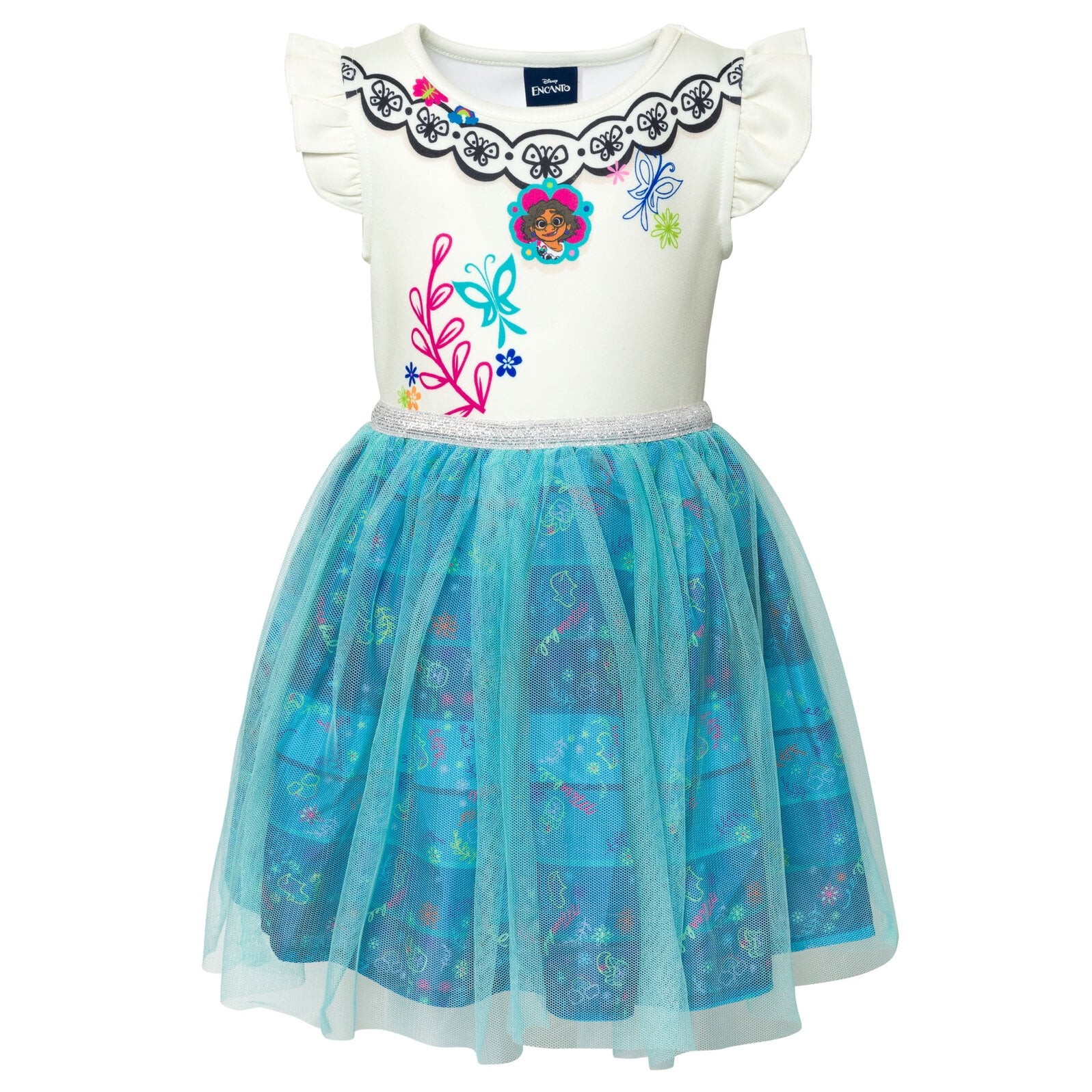 Disney Encanto Mirabel Little Girls Cosplay Tulle Dress Toddler to Big ...