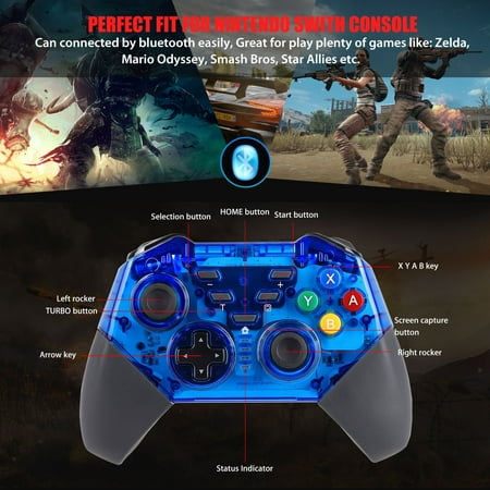 2Pack Wireless Controller for Nintendo Switch/Switch Lite, Remote Pro ...