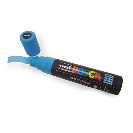 UNI-BALL POSCA MARKER PEN PC-17K - XXL Chisel Tip for Large Backgrounds ...