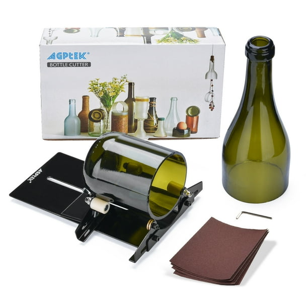 AGPtek Bottle Cutter Glass Tool Adjustable Beer Bottle Cutting Machine ...