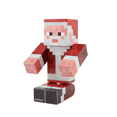 Santa Claus Action Figure Toy, 4 Inch Custom Series Figurines by ...