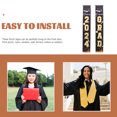 1 Pair Graduation Party Door Couplets 2024 Graduation Porch Signs ...