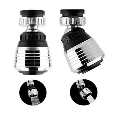 JOYWEI 2PCS Kitchen Faucet Aerator, Splash Filter Attachment Tap 360 ...