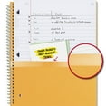 Five Star Spiral Notebook + Study App, 3 Subject, Wide Ruled, 8" x 10.5" - Walmart Business Supplies