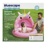 Bluescape Pink Unicorn Shade Inflatable Baby Splash Pool with Canopy ...