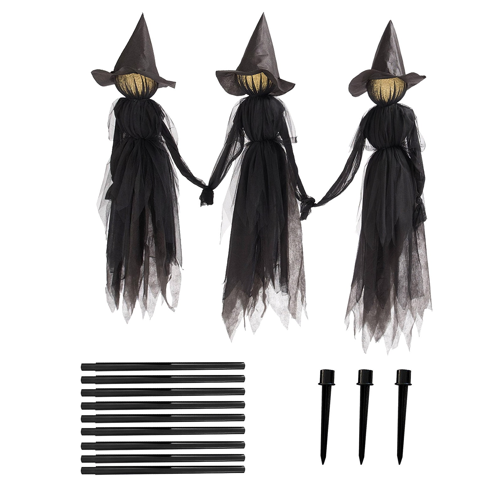 Click here for Ruzhgo 3pcs Light-Up Witches Scary Luminous Witche... prices