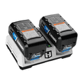 Free Shipping! HART 40V Dual Port Fast Charger, Charges 2 Batteries ...