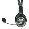 Manhattan Classic Stereo Headset with Flexible Metal Boom Microphone ...