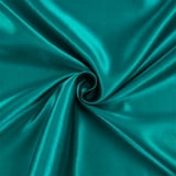 ANMINY King Size Silky Satin Bed Sheet Set in Turquoise, Deep Pocket, 4 ...