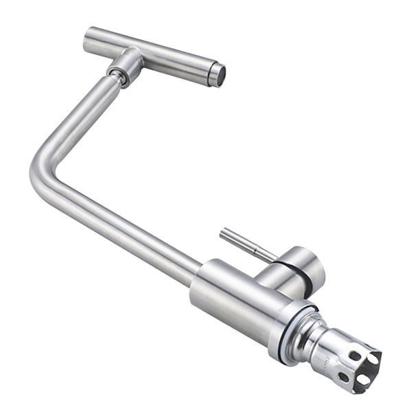 Modern Style Kitchen Sink with Swivel Single Handle Single Hole Mixer ...