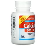 21st Century Bone Health Support Calcium 500 + D3 500 mg/200 Iu 90 Tabs ...
