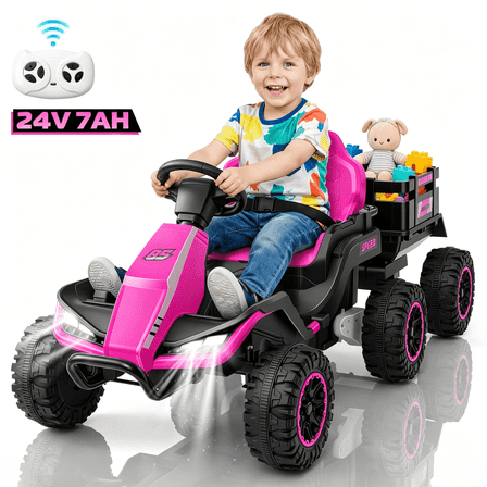 24V Officially Licensed Land Rover Ride On Car, 2-Seater w/Parent ...