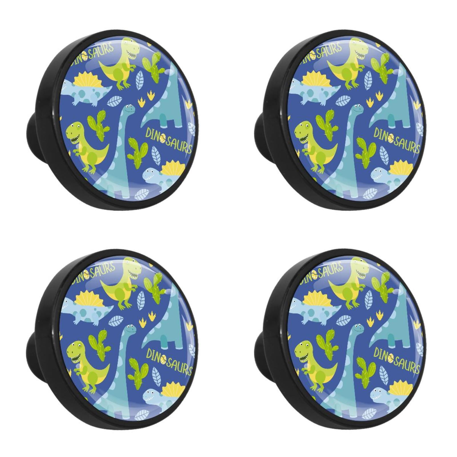 4 Pcs Dinosaur Knobs for Kitchen Cabinet Cupboard Dresser Bookcase ...