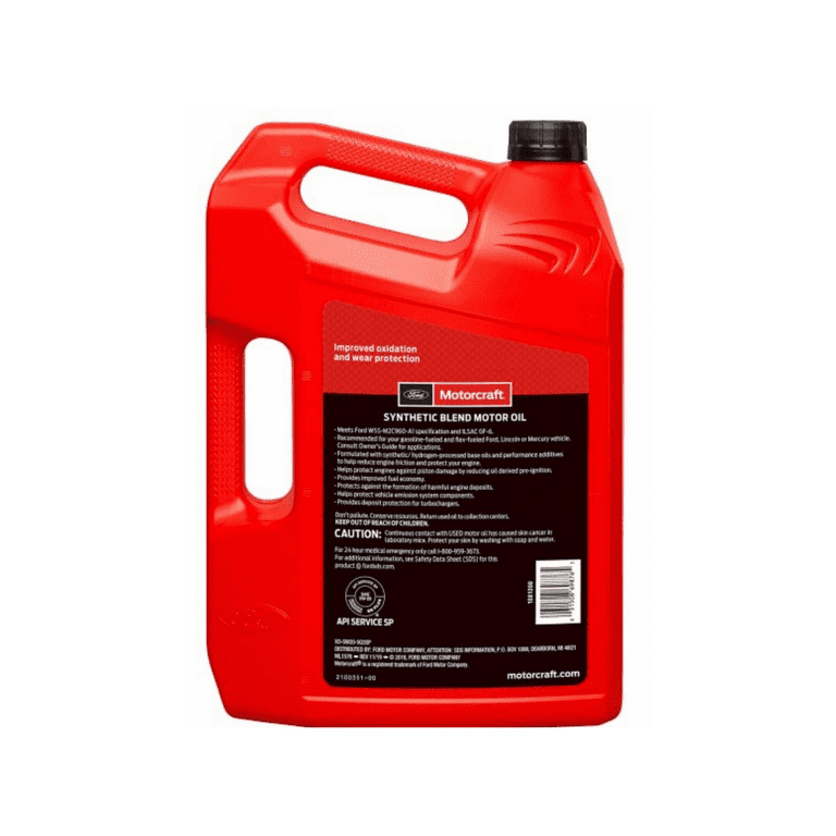 20 Quarts Engine Oil FORD MOTORCRAFT Premium Synthetic, 51% OFF