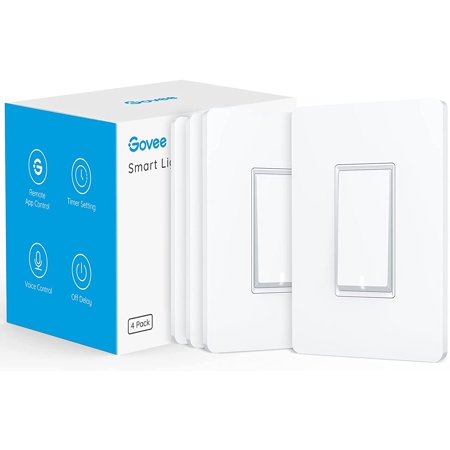 Merek Smart Light Switch, 2.4GHz Single Pole Wi-Fi Light Switch with ...