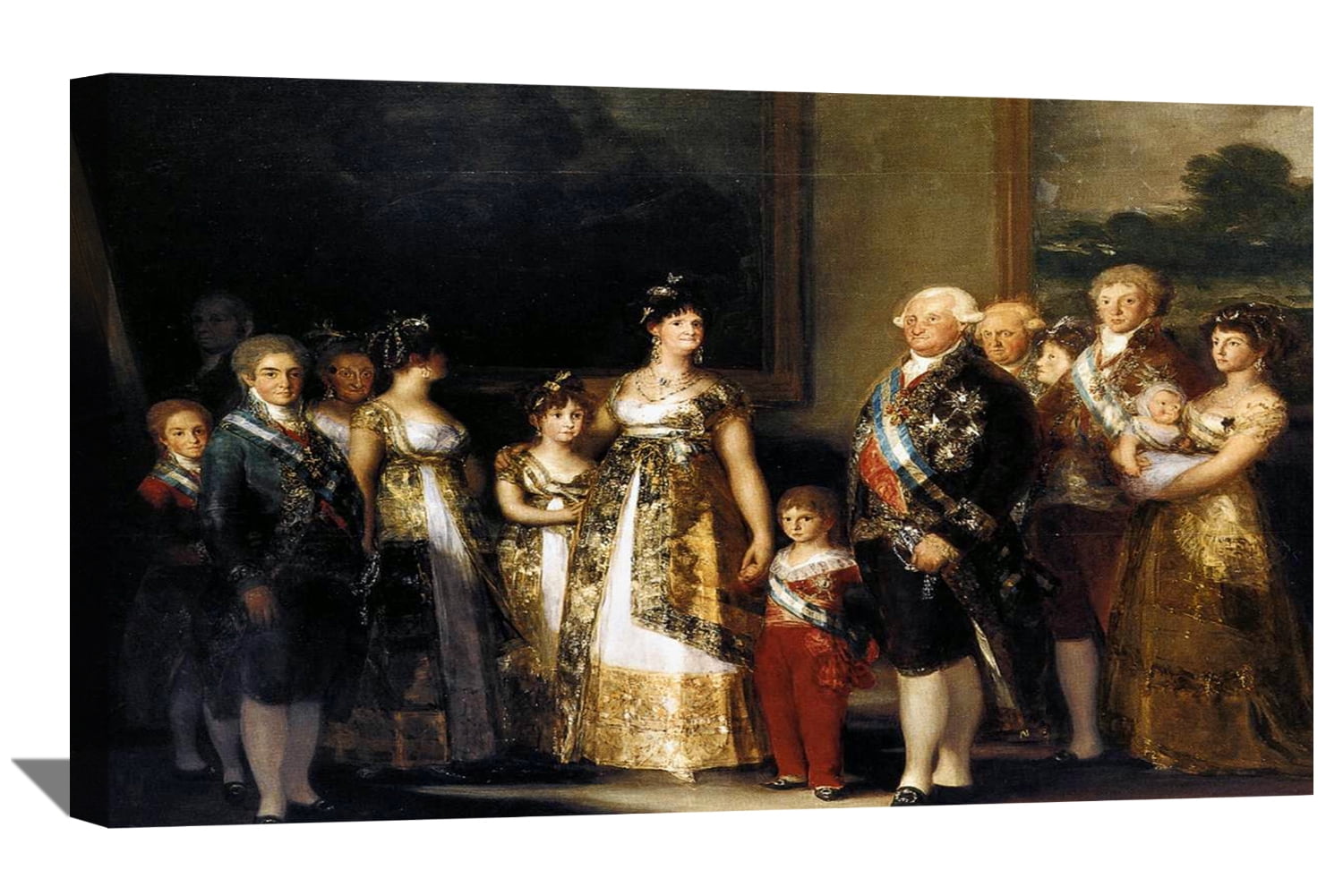 Francisco Goya Painting Art Print Charles Iv Of Spain And His Family ...