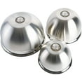 3-Piece Stainless Steel Mixing Bowl Set – Nesting Metal Bowls for ...