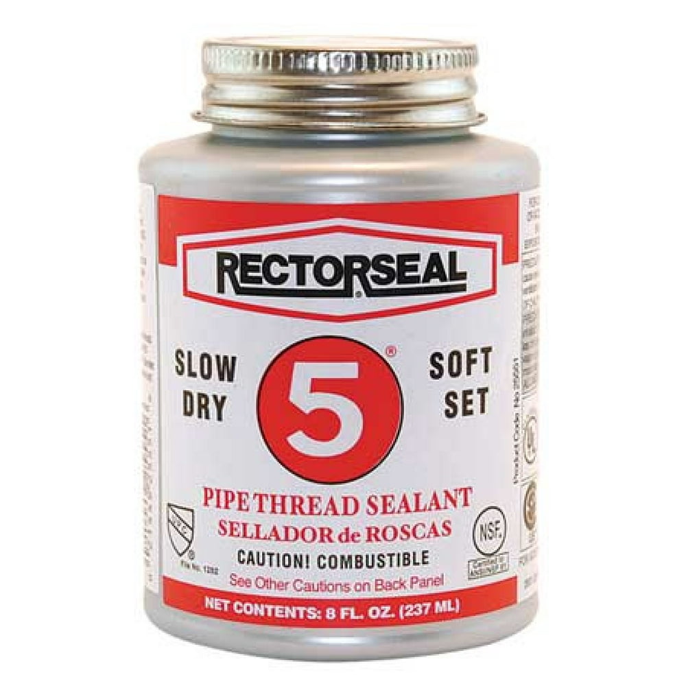 RECTORSEAL 25551 Thread Sealant,8 oz.,Yellow - Walmart.com - Walmart.com