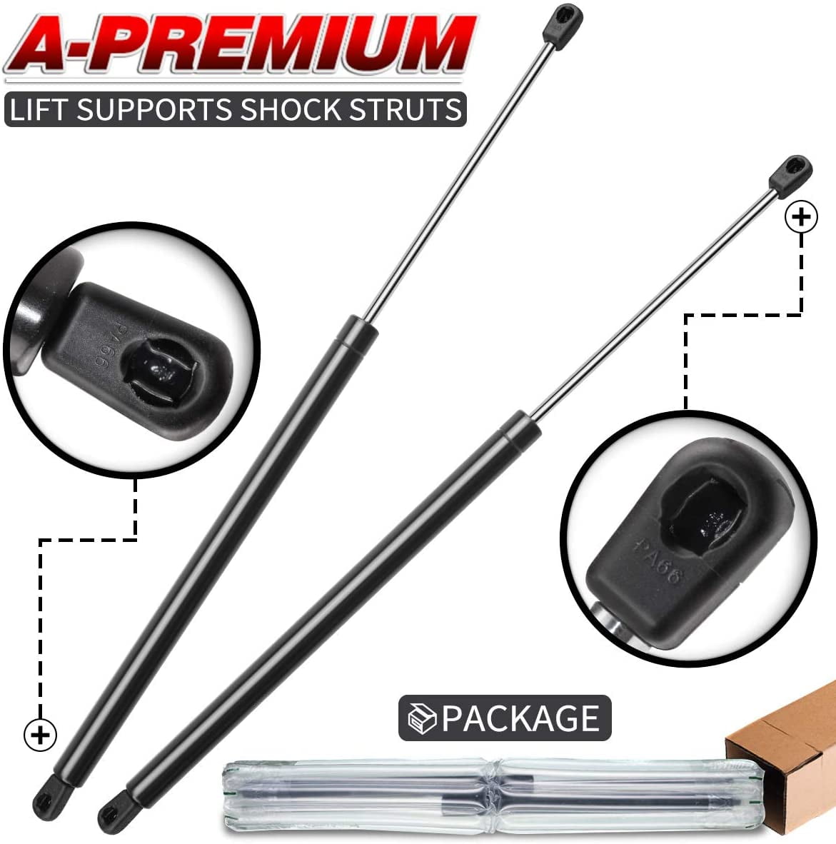A-Premium Tailgate Rear Hatch Lift Supports Shock Struts Replacement ...