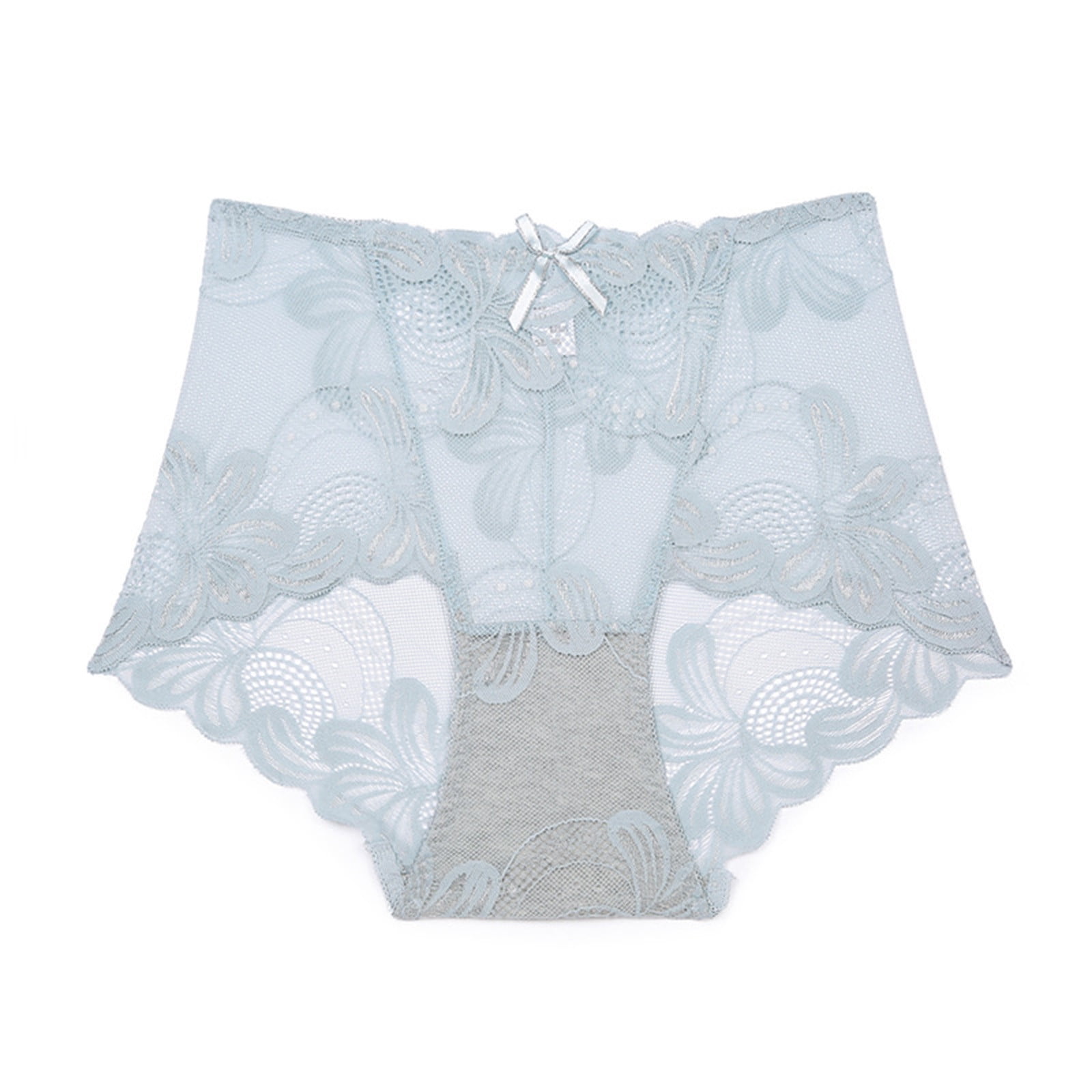 TAIAOJING Women Thong Lace High Waist Beautiful Seamless Wrap Lace ...