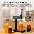 Manual Can Sealer Machine, Aluminum Alloy Cup Closing Machine ...