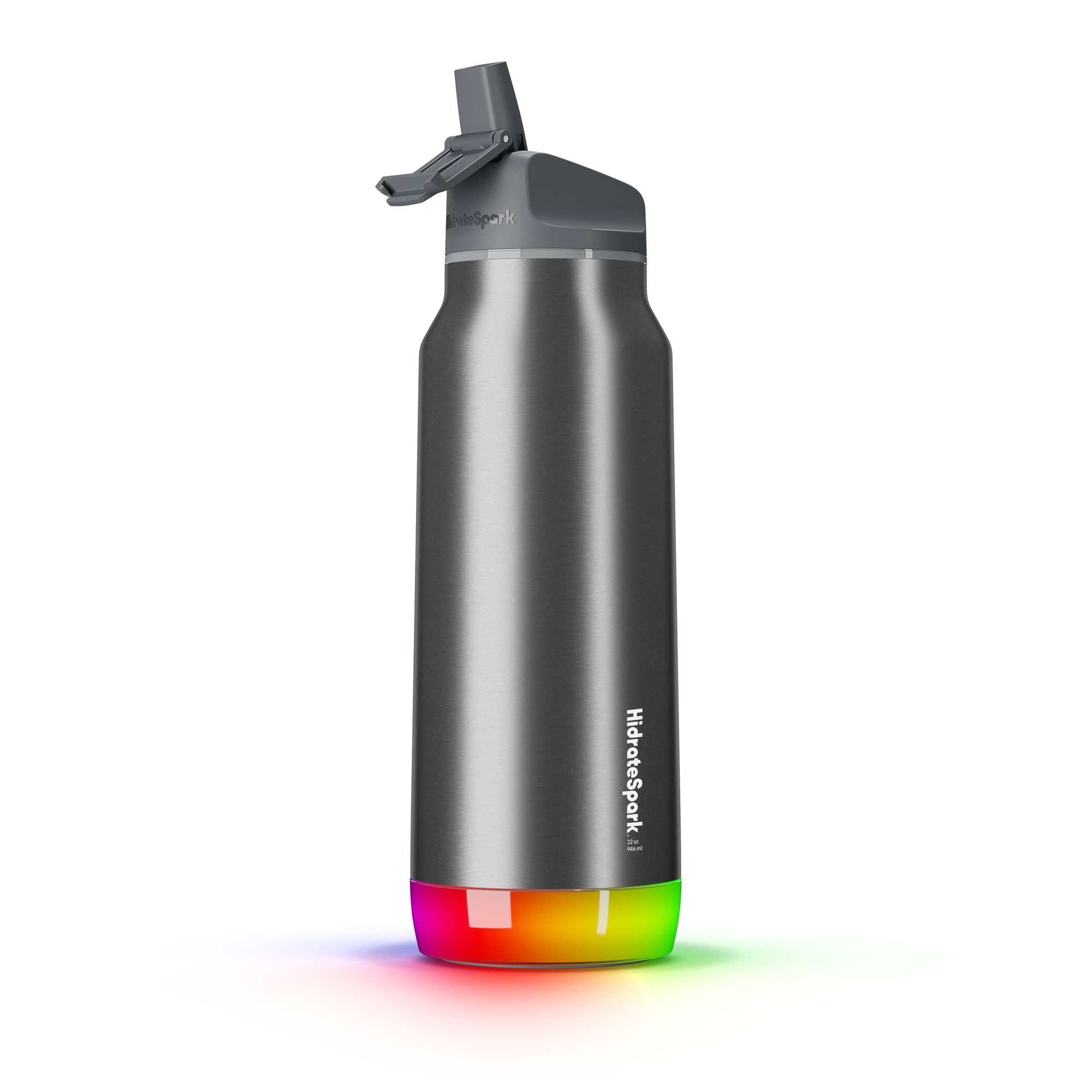 HidrateSpark PRO 32oz. Insulated Stainless Steel Bluetooth Smart Water ...