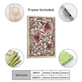 Art Nouveau Floral And Curving Vine Pattern Long-Lasting Canvas Wall ...