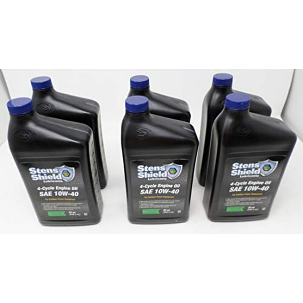 Stens Shield 770-140 SAE 10W-40 4-Cycle Engine Oil Quart (Pack of 6 ...