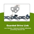 3-Pack 18-Inch Chainsaw Chain 3/8LP .050" 62DL Compatible with ATLAS ...