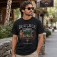 Boulder Colorado Outdoor Graphic Comfort Colors T-Shirt, Unisex Garment ...