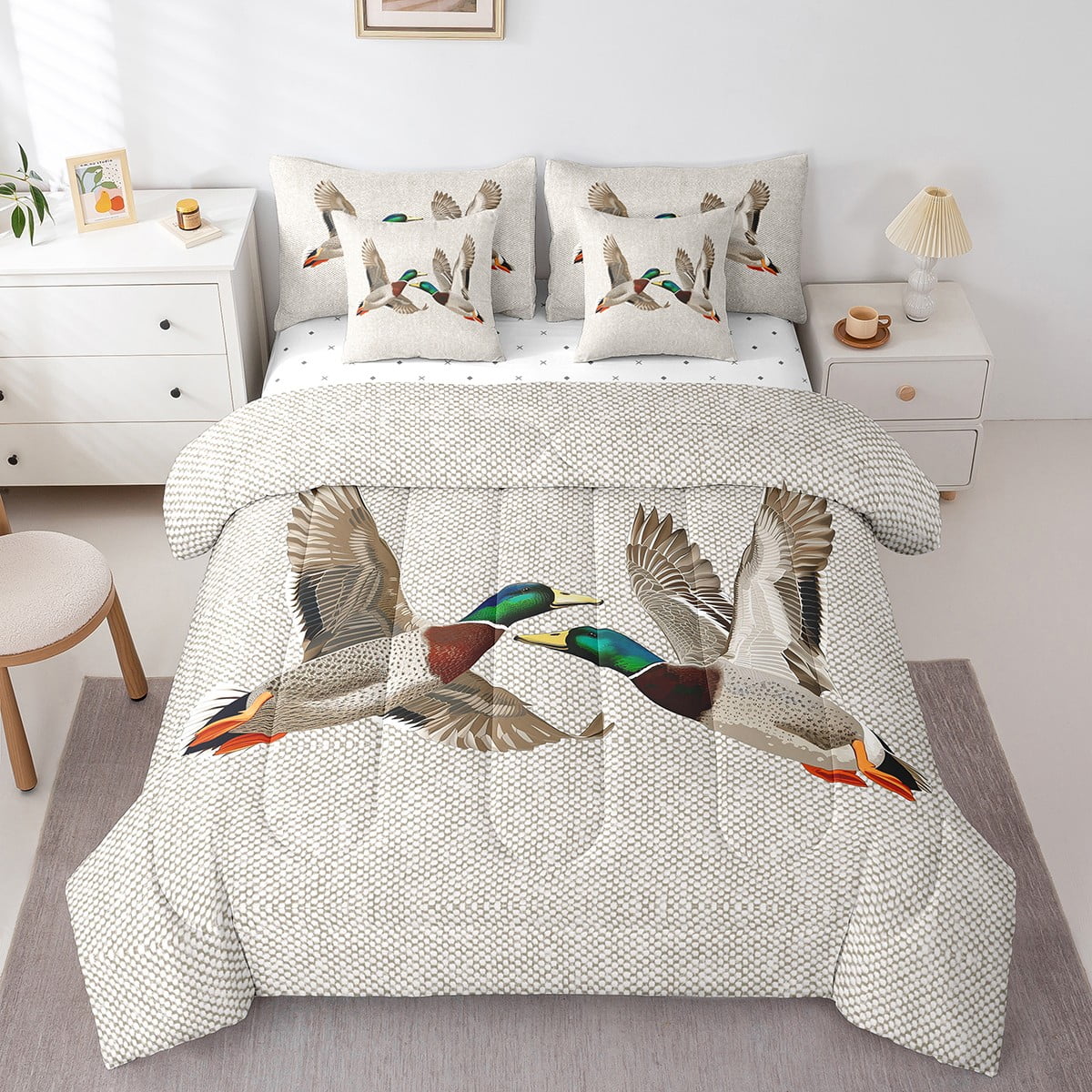 Click here for Yst Wild Animal 7-Piece Mallard Duck Comforter Set... prices