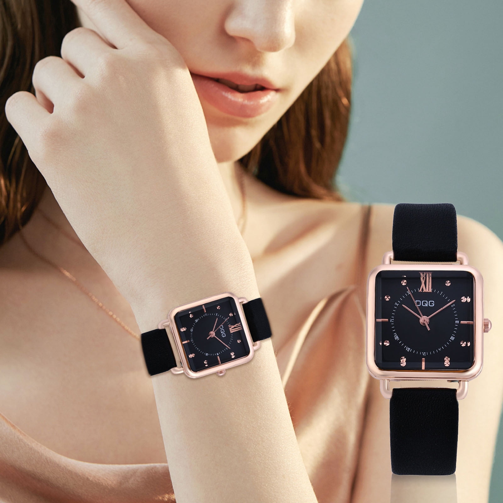 Click here for Vivavault Elegant Frosted Strap Wristwatch For Wom... prices