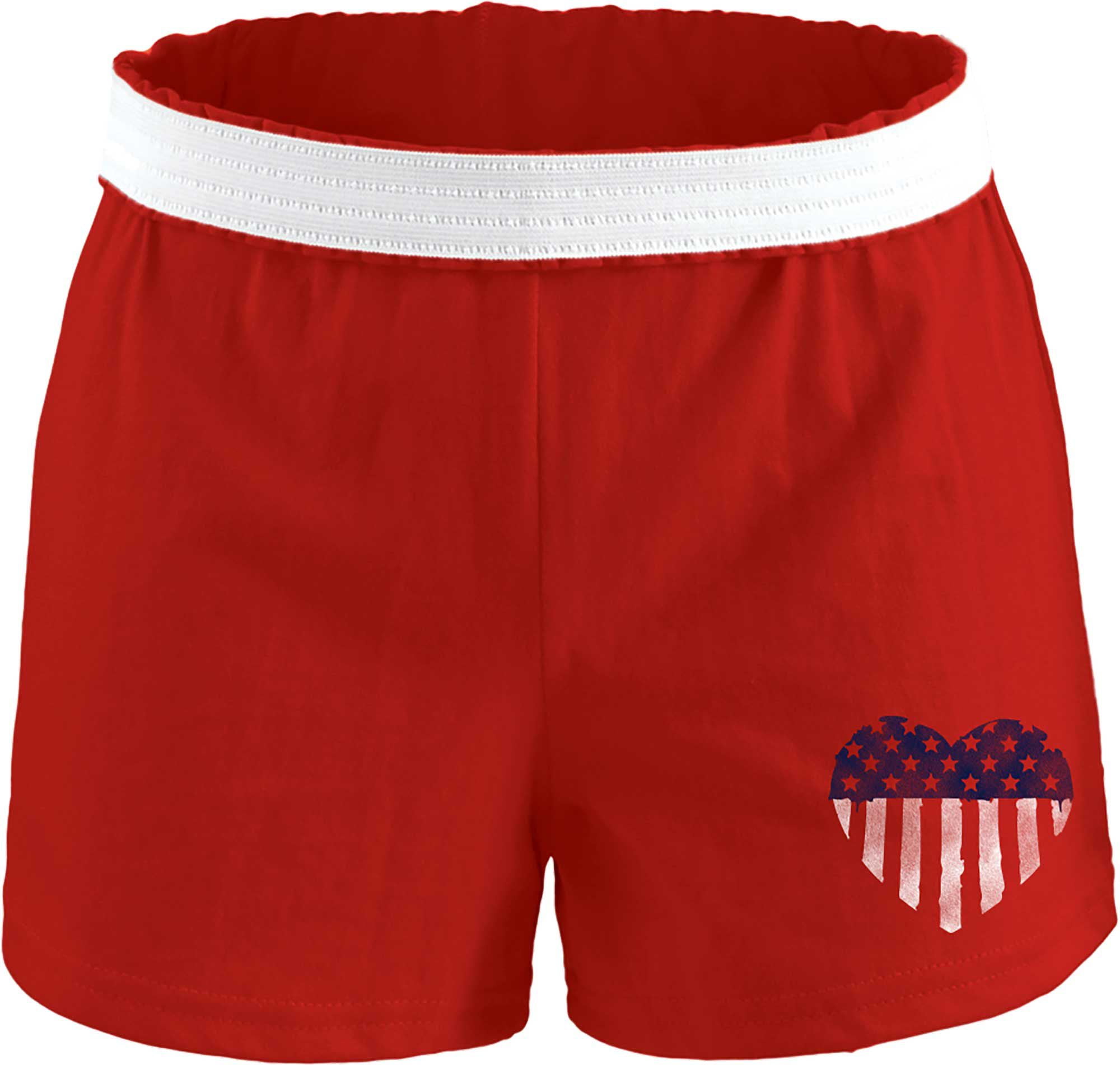 Soffe Juniors' Memorial Day Cheer Shorts Red S - Walmart.com