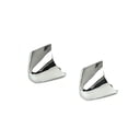3 Pairs Metal Shoes Pointed Protector Caps Triangular High Heel Toe ...