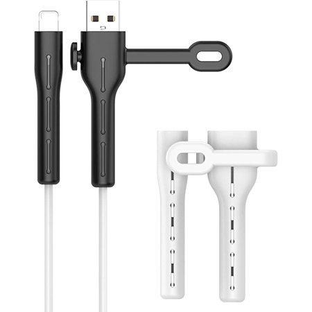 nipocaio 2 Pairs Charger Cable Saver, Cable Protector for iPhone iPad ...