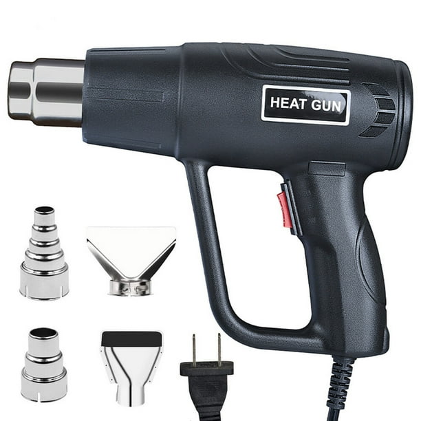 Heat Gun Portable Hand-Held Heat Gun 2000W Heavy Duty Hot Air Gun Kit ...