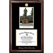 Michigan State University, Alumni Chapel, 8.5" x 11" Gold Embossed ...