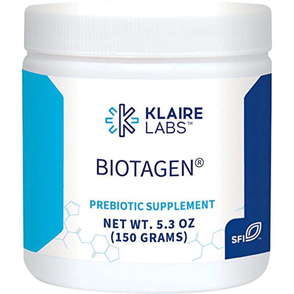 Klaire Labs Biotagen Powder - Prebiotic Inulin, Beta-Glucan ...