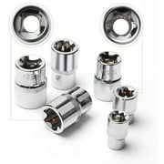 Set of 14 E-type star-shaped Torx sockets I Ratchet set I Sockets Set ...