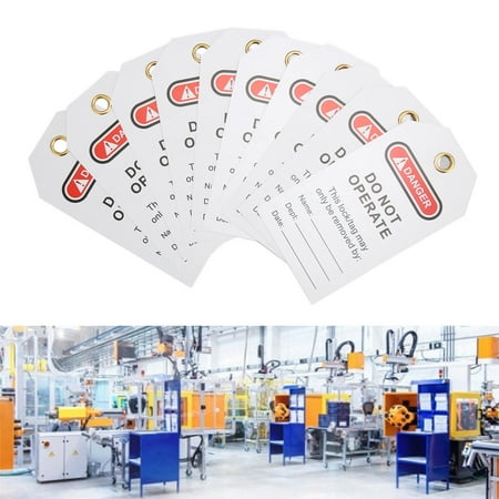 Lockout Tagout Tag, Warning Effect Loto Sign For Equipment - Walmart.ca