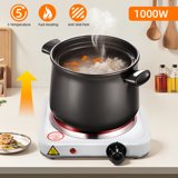 "G · PEH Portable Electric Single Burner, 1000W Hot Plate with ...