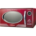 Open Box Nostalgia Retro 0.9 Cu. ft. 800-Watt Countertop Microwave Oven ...