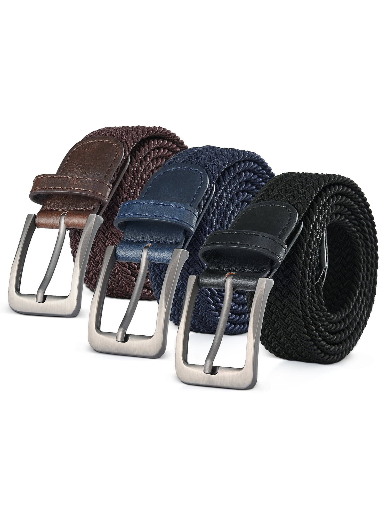 Men's Elastic Braided Stretch Belt - Walmart.com
