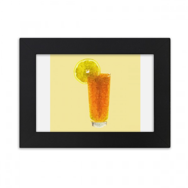 Lemon Orange Juice Granular Form Art Desktop Photo Frame Ornaments ...