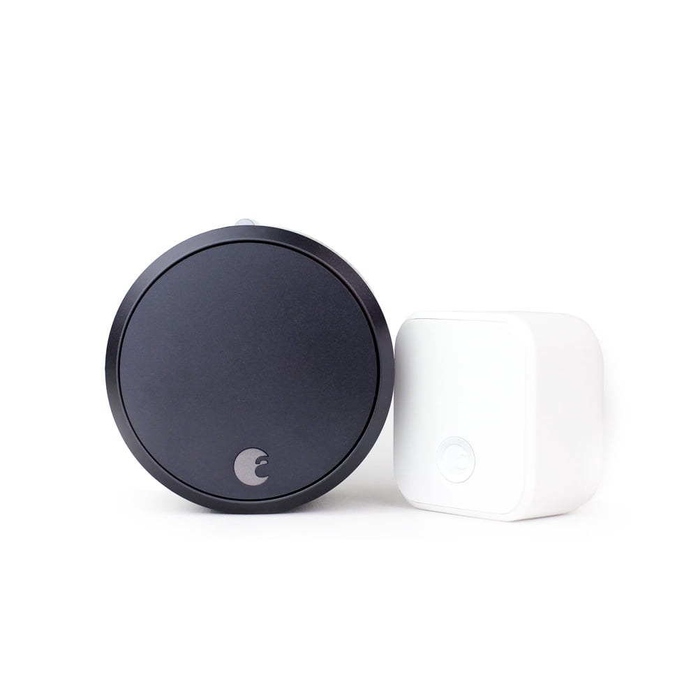 August Home Smart Lock Pro, 3rd Generation, plus Connect, Dark Gray ...