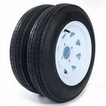 Pre-Mounted 2-Pk Trailer Tire & Rims, 480-12 LRB, 5-Hole Spoke Wheel, 2 Yr Warranty - Walmart.com
